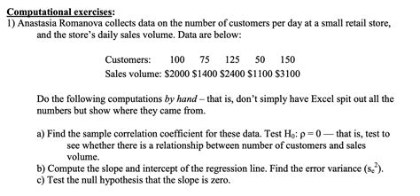 Solved Computational Exercises 1 Anastasia Romanova