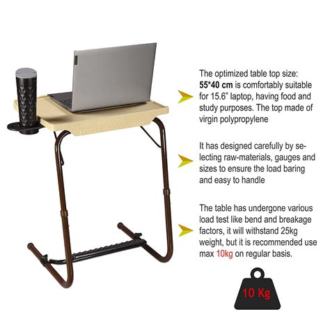 Table Buddy Executive ® Folding Table Mate With Cup Holder And Detacha