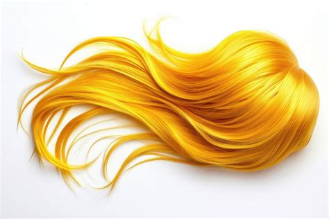 Vibrant Yellow Hair Wig Free Photo Rawpixel