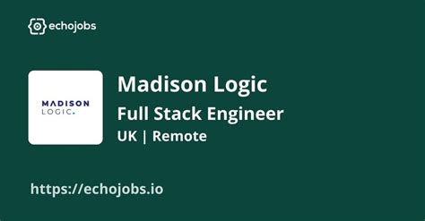 Madison Logic Is Hiring Full Stack Engineer Uk Remote Microservices Sql Net Python