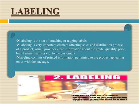 Labeling And Packaging Pptx