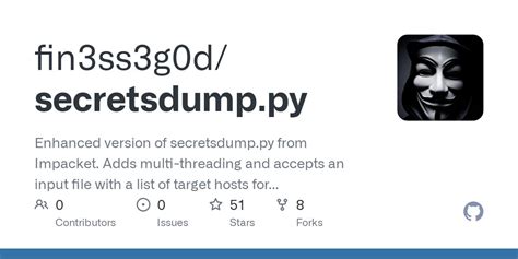 ptrace security gmbh on linkedin github fin3ss3g0d secretsdump py