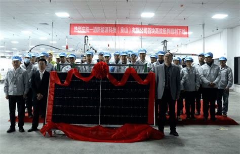 京山这家企业，签约落户5个月即投产，首块高效组件顺利下线 新能源 建设 项目总投资