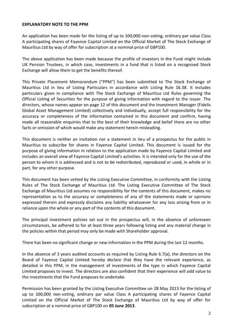 Free Printable Private Placement Memorandum Templates [word Pdf]