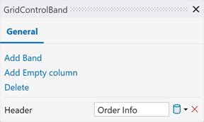 Bands Wpf Controls Devexpress Documentation