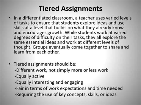Ppt “tiered Instruction” Powerpoint Presentation Free Download Id2491373
