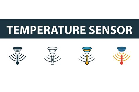 Temperature Sensor Icon Set Graphic By Aimagenarium · Creative Fabrica