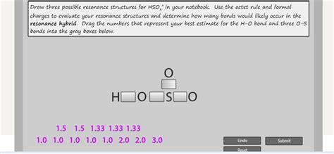 Solved Draw Three Possible Resonance Structures For HSO In Chegg
