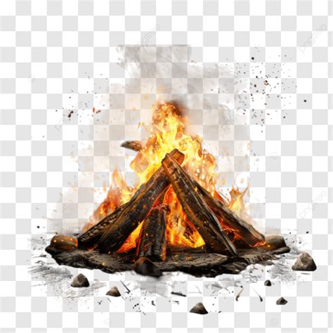 따뜻한 야외 모험을 상징하는 빛나는 불꽃과 통나무가 있는 캠프파이어 밤의 아늑한 모임의 본질 캠프 불 불길 로그 Png 일러스트 및 이미지 에 대한 무료 다운로드