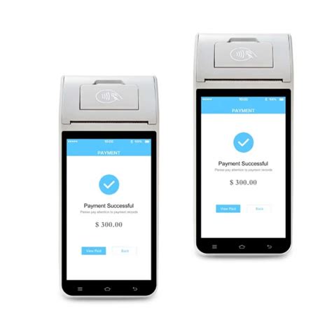 Android Smart Mobile POS Terminal For NFC And Qr Code Payment With Thermal Printer Z POS And