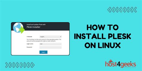 how to install plesk on linux host4geeks llc