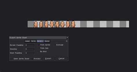 Why Does My Export Sprite Sheet Put So Much Padding On The End Raseprite