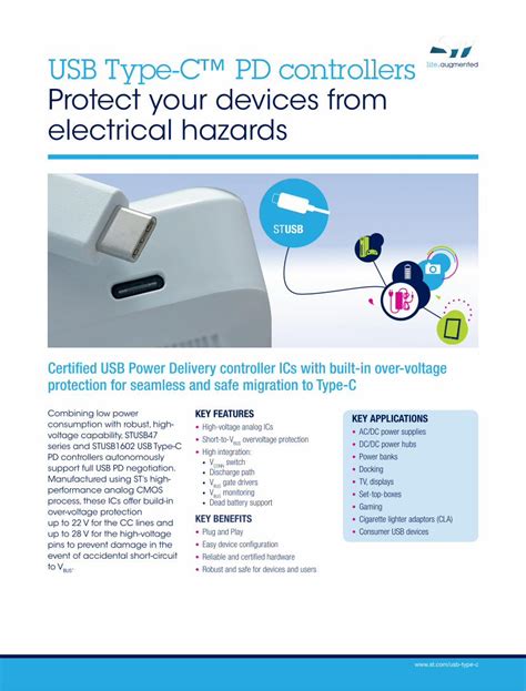 PDF USB Type C PD Controllers Protect Your Devices From PD Controllers Autonomously