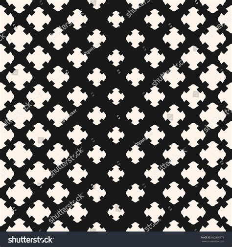 Vector Halftone Texture Monochrome Seamless Pattern Stock Vector