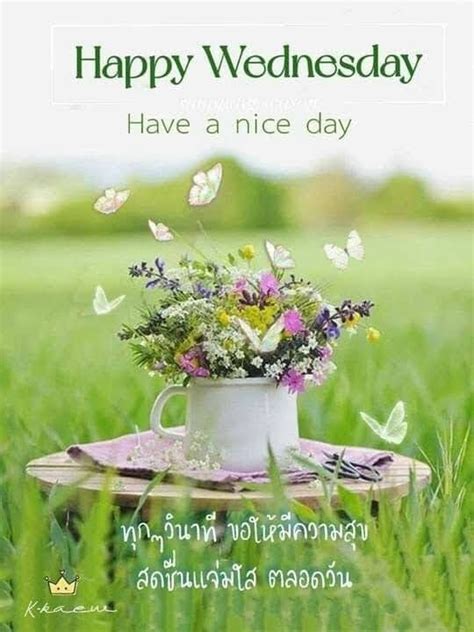 ปักพินโดย Terawan ใน Nice Day ฝันดีราตรีสวัสดิ์ สวัสดีตอนเช้า วันพุธ