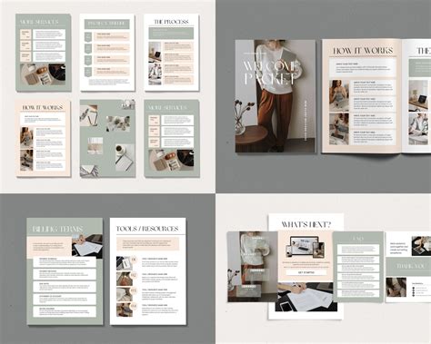 Canva Virtual Assistant Welcome Packet Template New Client Onboarding Freelancer Services And