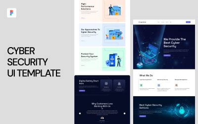 Security CCTV Service UI Design TemplateMonster