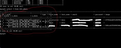 Prevent Override Data In Cmd For Mysql Select Command Stack Overflow