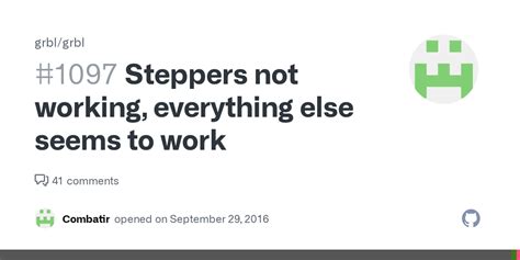 Steppers Not Working Everything Else Seems To Work · Issue 1097