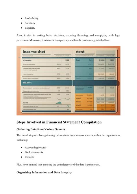 What Is Needed To Compile Financial Statements PDF