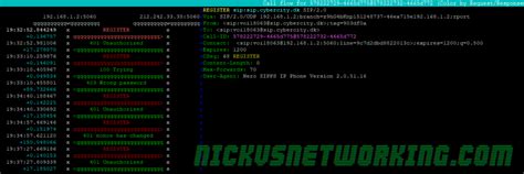 Sngrep Command Line Sip Debugging Nick Vs Networking