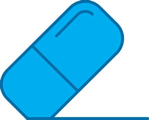 Rubber Blue Line Filled Icon 38899960 Vector Art At Vecteezy
