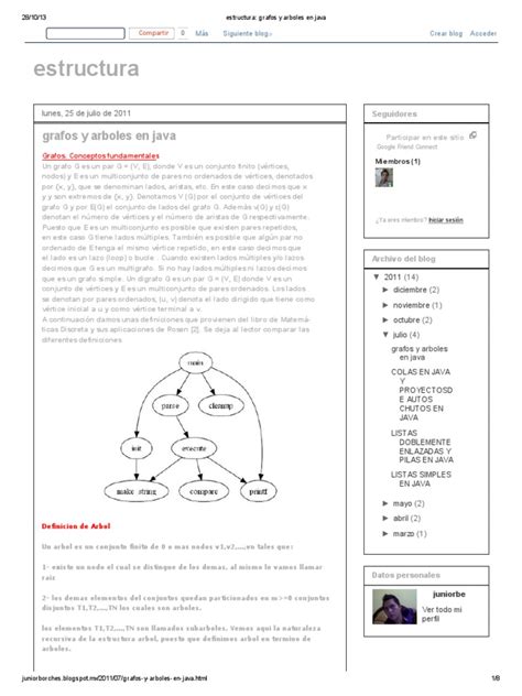 estructura grafos y arboles en java pdf pdf matemáticas discretas