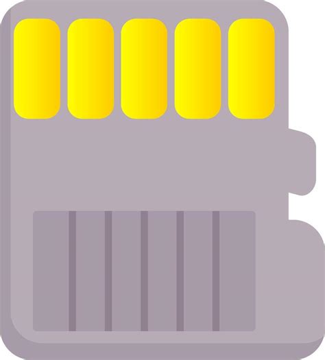 Memory Card Flat Gradient Icon 42186654 Vector Art At Vecteezy