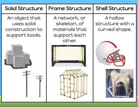 Classifying Structures Solid Frame And Shell Structures Grade 7