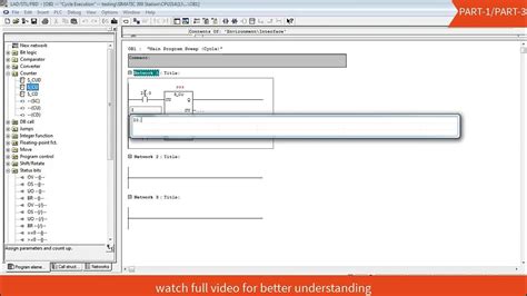Part32 Status Bits Function Programming In Siemens Simatic Manager 56