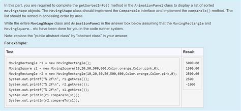 Solved In This Part You Are Required To Complete The Chegg
