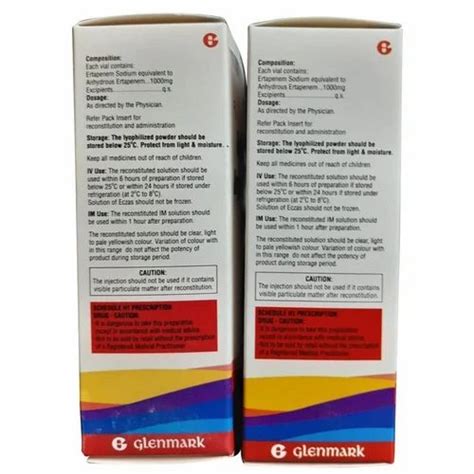 Ertapenem Injection 1000 Mg At ₹ 1500 Box Kachiguda Hyderabad Id 26933824130