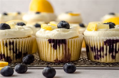 15 Delicious Lemon Blueberry Cupcakes For Every Occasion Tastiquo