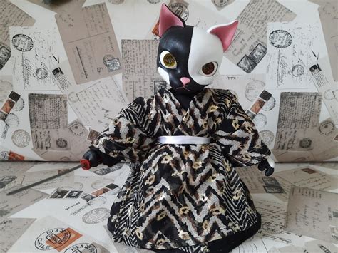 Cat Samurai Robot Doll Handmade Arduino Controlled Animatronic Ooak Etsy