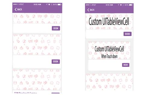 Ios Uitableviewcell Animate Resize When User Touchdown Or Tap Cell