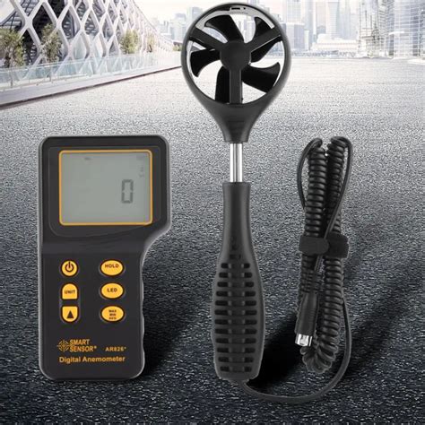 Smart Sensor Ar826 Portable Mini Digital Anemometer Wind Speed