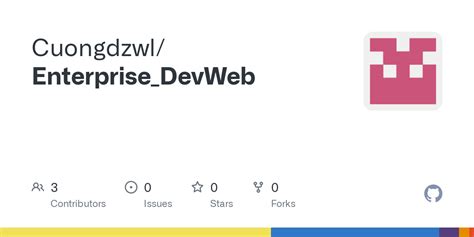 Github Cuongdzwlenterprisedevweb