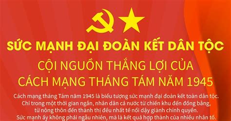 Infographic Sức Mạnh đại đoàn Kết Dân Tộc Cội Nguồn Thắng Lợi Của