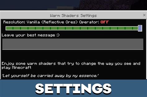 Download Warm Shader For Minecraft Pe Warm Shader For Mcpe