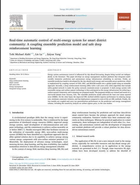 Towards Smart And Autonomous Energy District Management Realisation