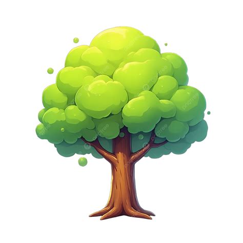 키가 큰 녹색 나무 녹색 초록색 그린 Png 일러스트 및 Psd 이미지 무료 다운로드 Pngtree