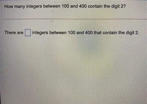 Solved How Many Three Digit Numbers Have The Sum Of Their Chegg Com
