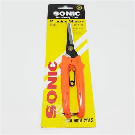กรรไกรตัดกิ่งไม้ปากตรง Sonic ตัดลองกอง ตัดองุ่น ตัดดอกไม้ ตัดกิ่งไม้ กรรไกรอเนกประสงค์ Shopee