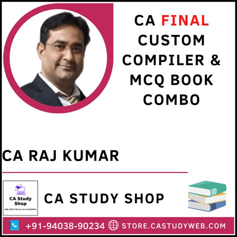 Ca Final Gst Compiler And Mcqs Book By Ca Raj Kumar