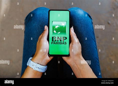 Brésil 23rd Juin 2023 Dans Cette Illustration Le Logo Bnp Paribas S