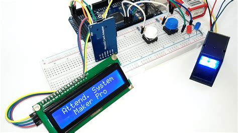 How To Make A Fingerprint Based Attendance System With Arduino And R305 Arduino Maker Pro