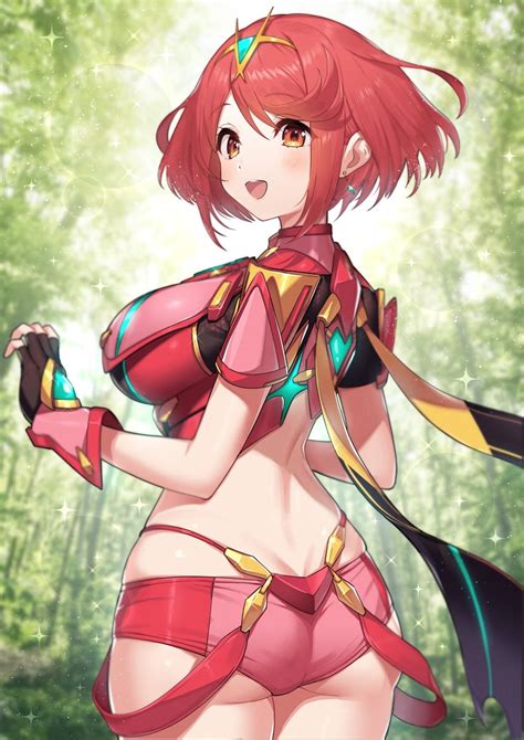 Pyra Xenoblade Chronicles And More Drawn By Green Danbooru
