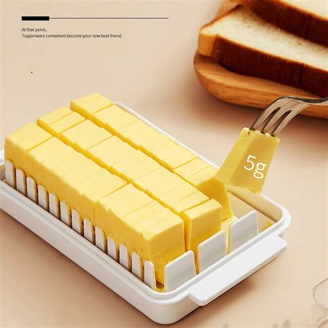 Protable Butter Splitting Container Solid Butter Cutting Storage Box
