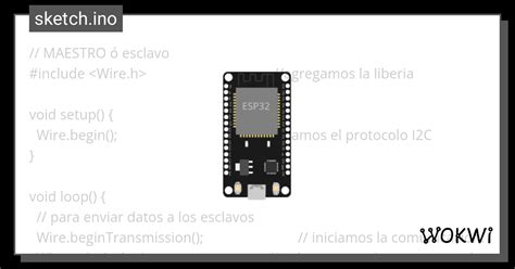 I2c Codigo Wokwi Esp32 Stm32 Arduino Simulator