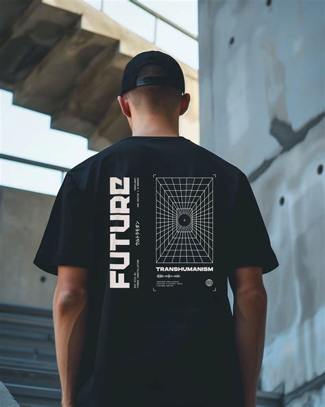 Unisex T Shirt Techwear Futuristic Graphic Brutalism Japanese